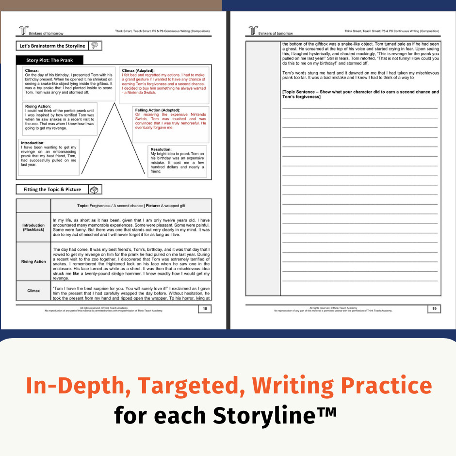 P5/P6 Composition Workbook - Think Teach Academy